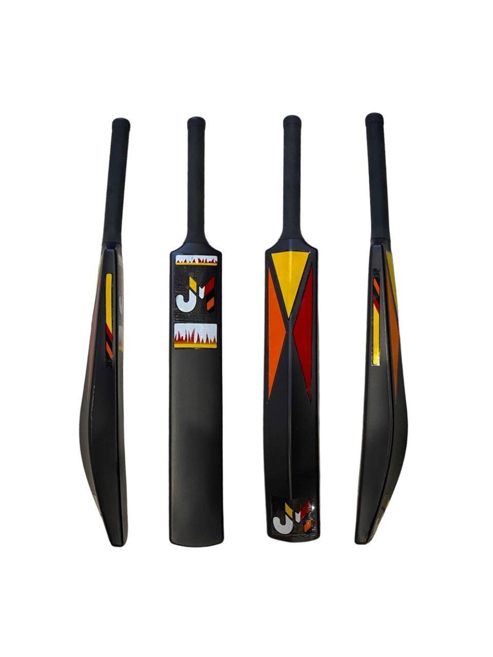 JM Indoor/Beach Play Senior Size Carbon Black Cricket Bat