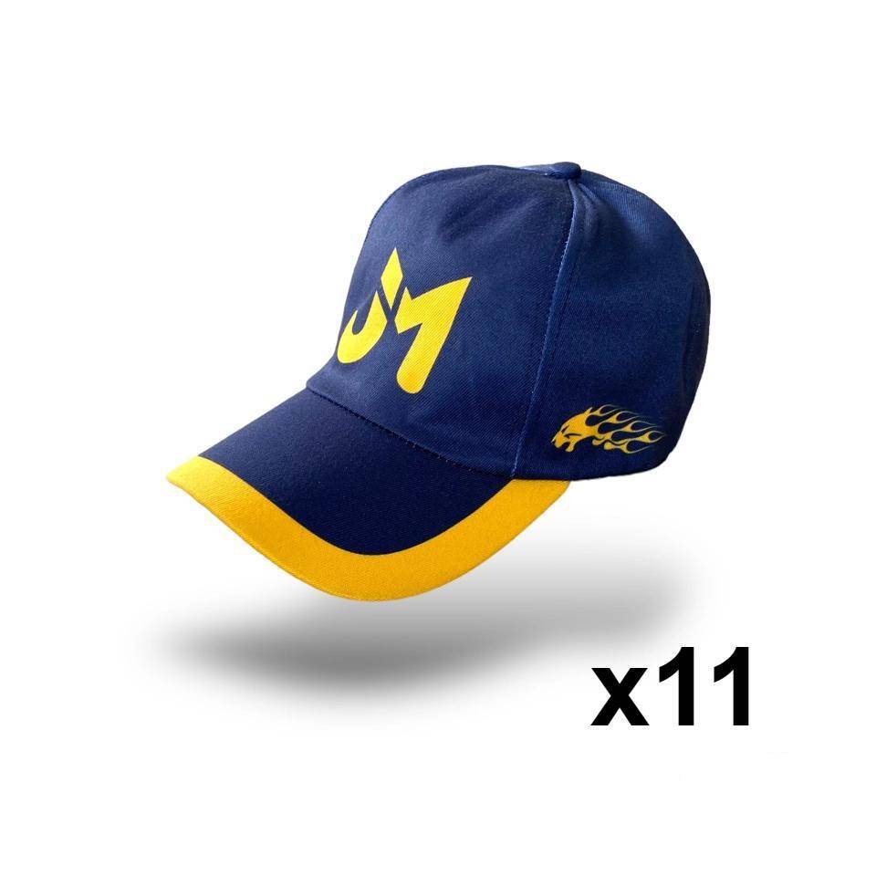 Set of 11 x JM Cricket Training Caps